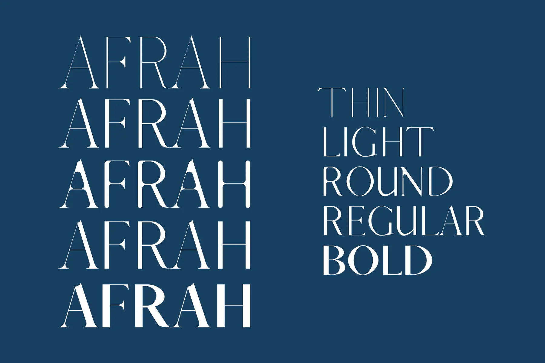 Afrah Font - FontPath