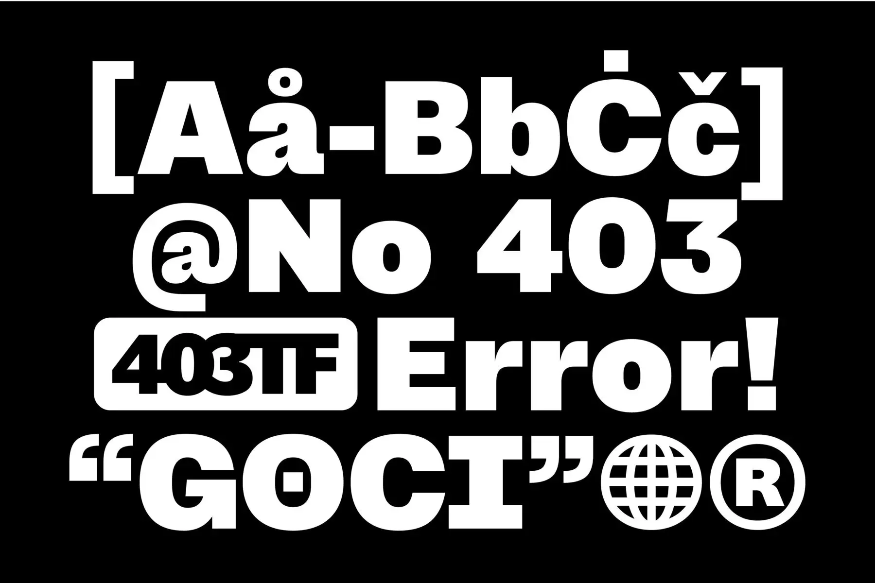 403 Grotesk Font - YouWorkForThem