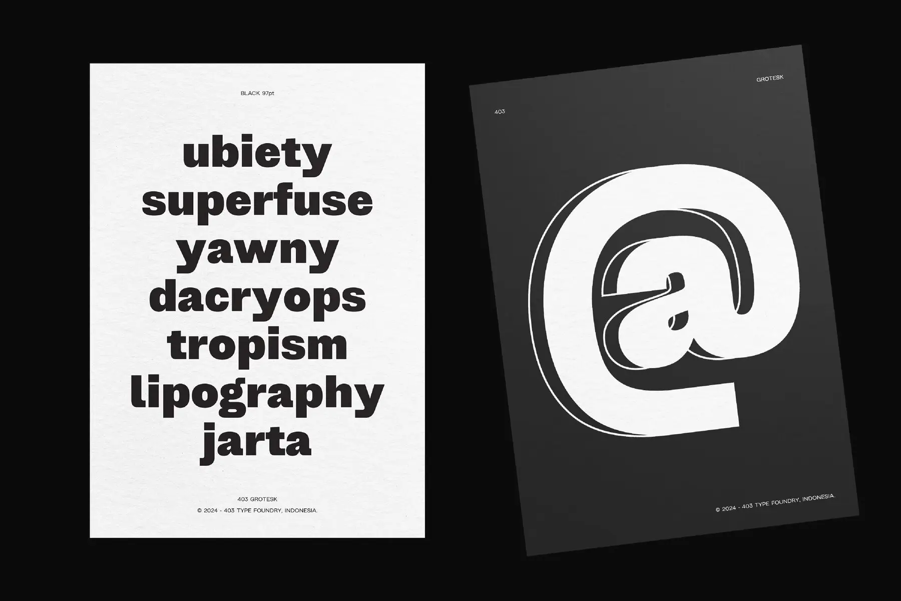 403 Grotesk Font - YouWorkForThem