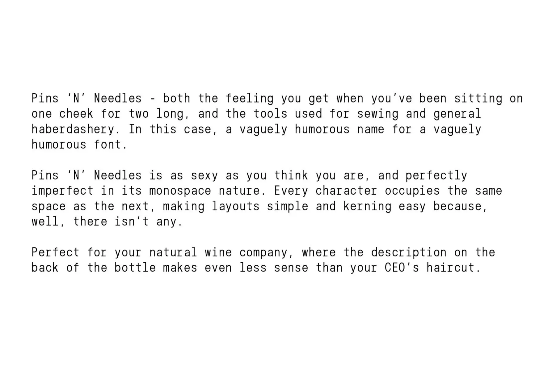 Pins N Needles Font - FontPath