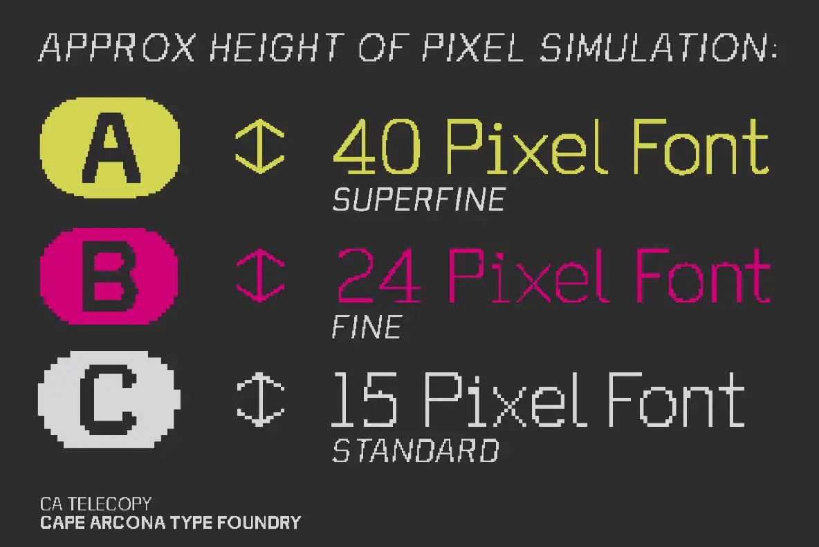 CA Telecopy Font - YouWorkForThem