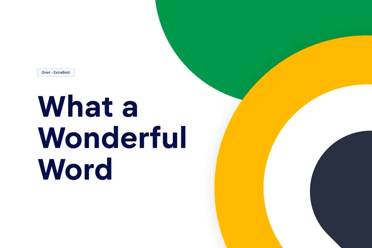 Oriet Font - YouWorkForThem