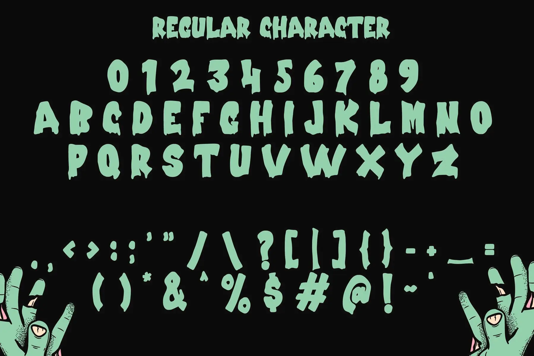 Creepy Spooky Font - YouWorkForThem