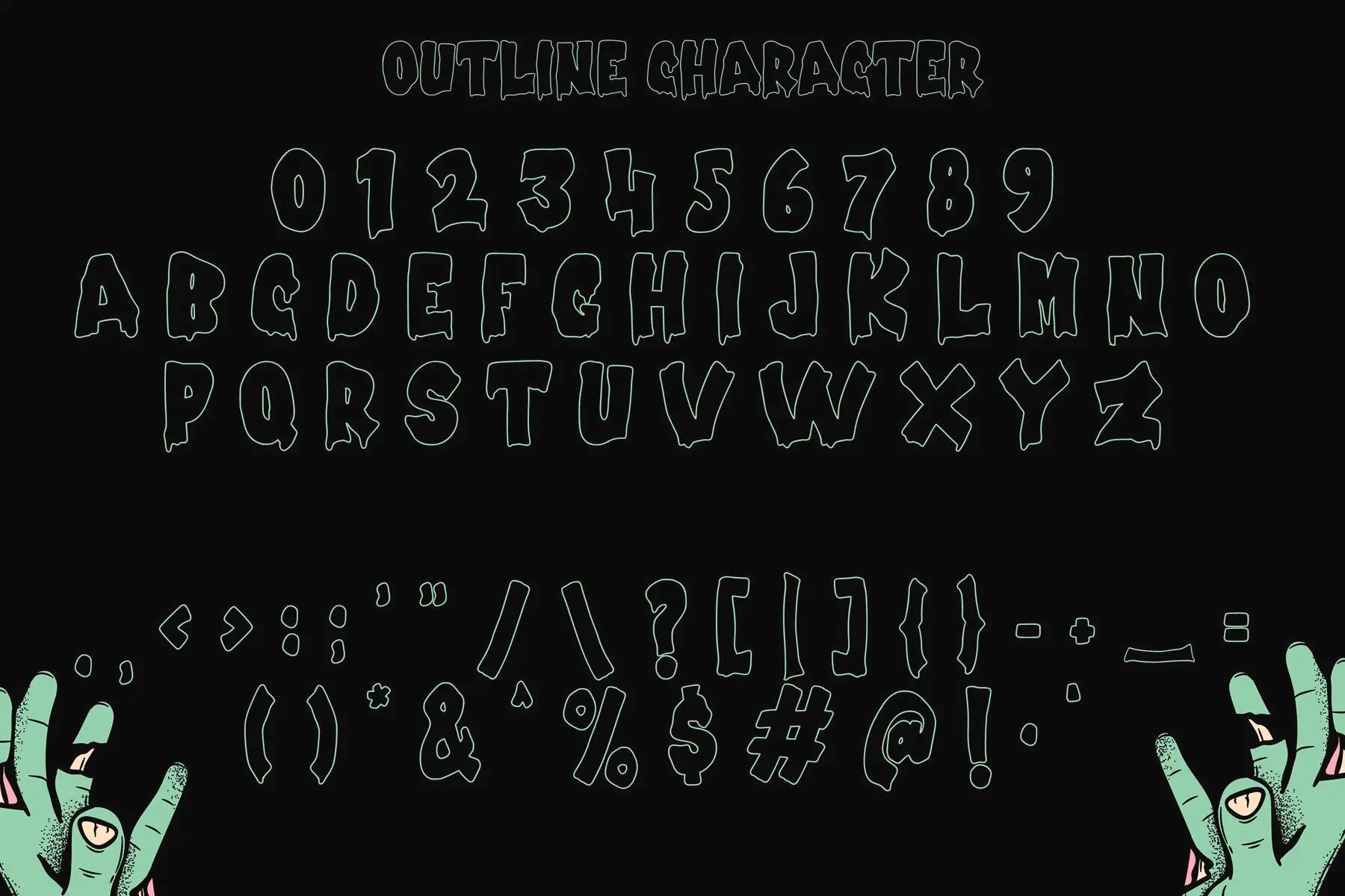 Creepy Spooky Font - YouWorkForThem