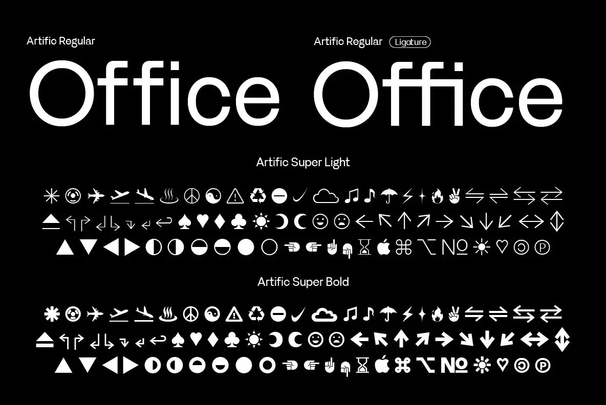 Artific Font - YouWorkForThem