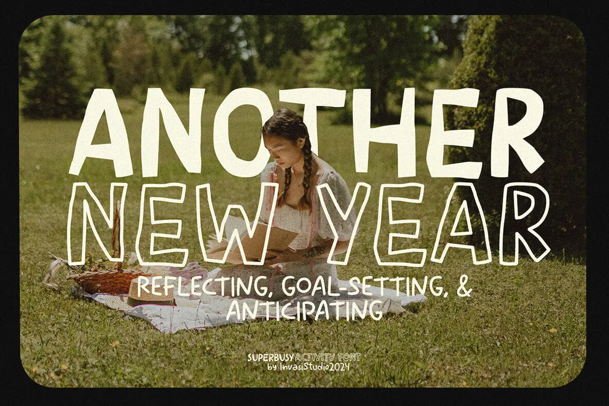 Superbusy Activity Font - YouWorkForThem