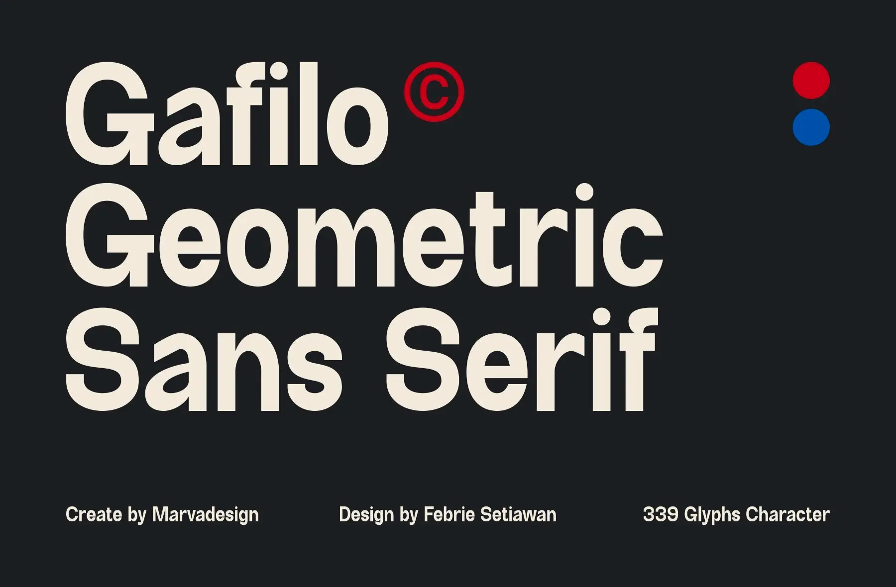 Gafilo Font - YouWorkForThem