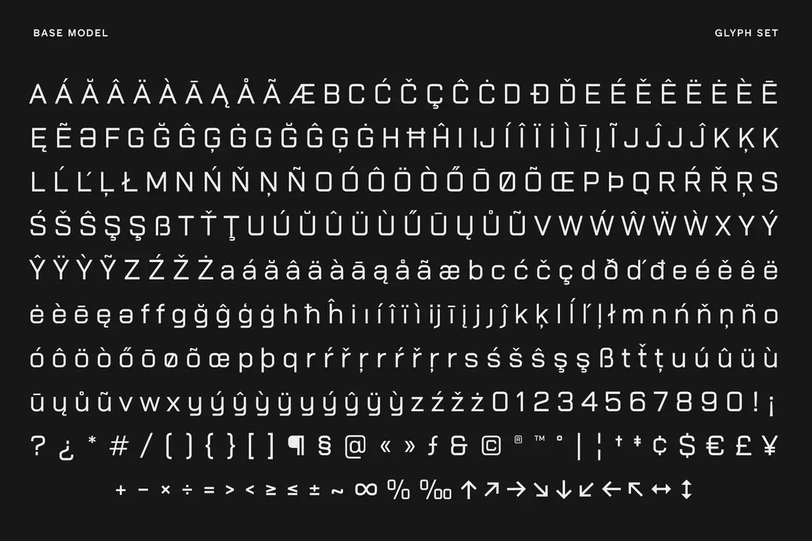 Base Model Font Font - FontPath