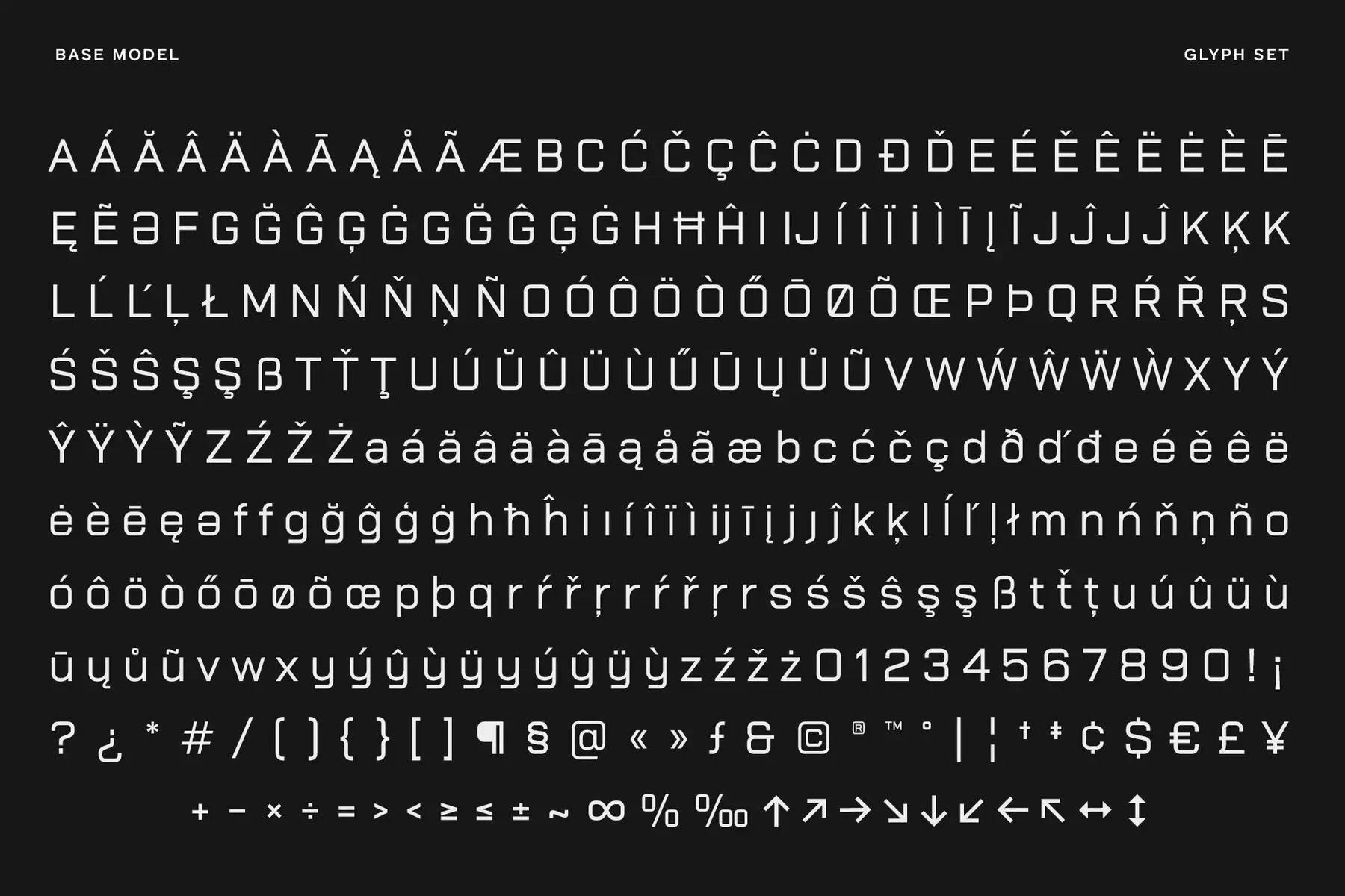 Base Model Font Font - FontPath