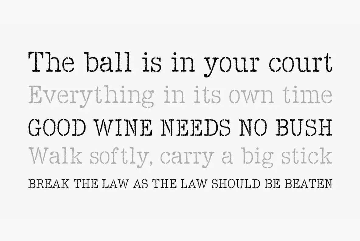 Sayer Interview Font - FontPath