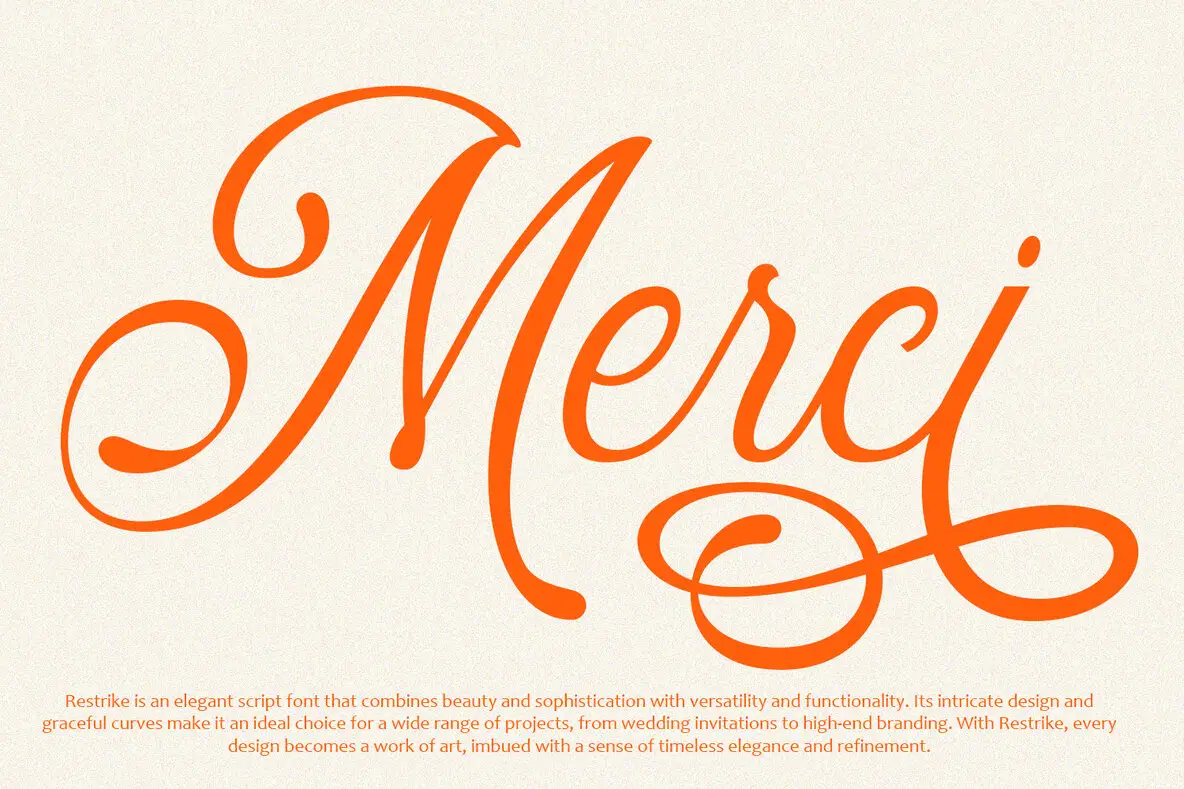 Restrike Font - YouWorkForThem