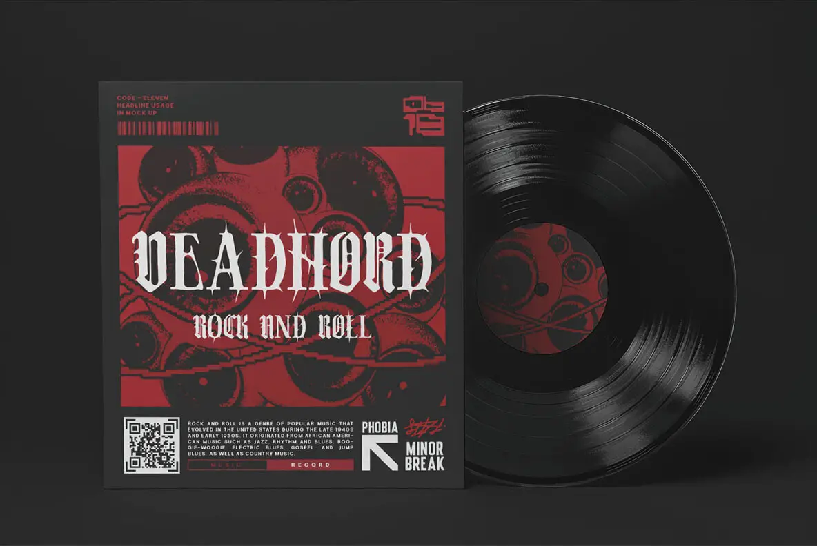 Dark Brutal Font - YouWorkForThem