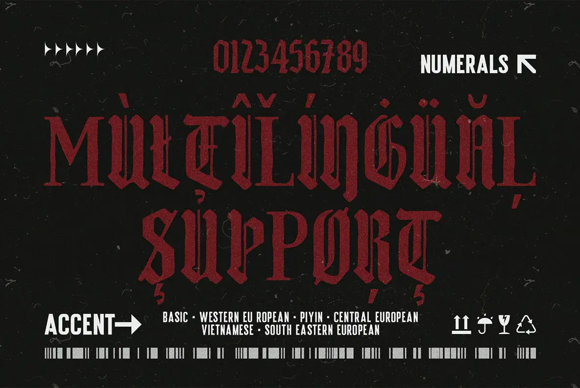 Dark Brutal Font - YouWorkForThem