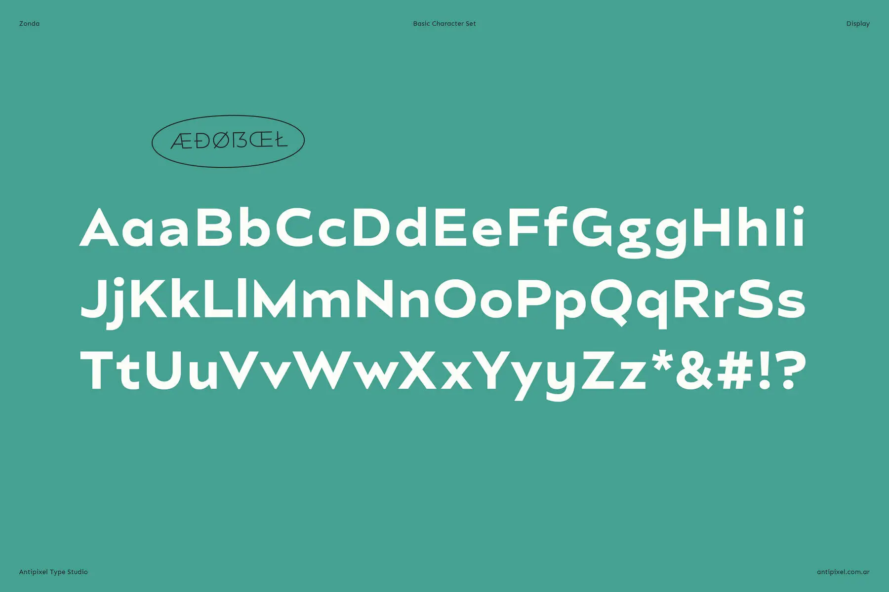Zonda Font - YouWorkForThem