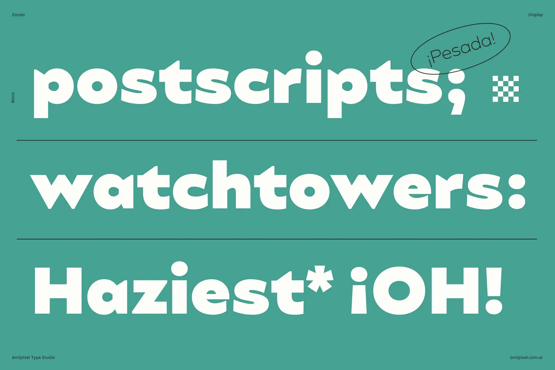 Zonda Font - YouWorkForThem