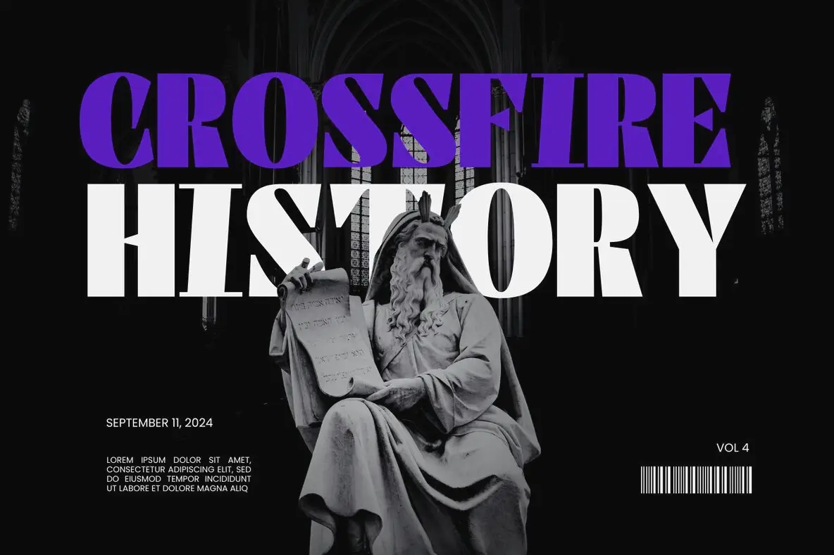 Crossfire Font - YouWorkForThem