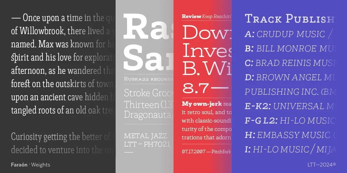 Faraon Font - YouWorkForThem