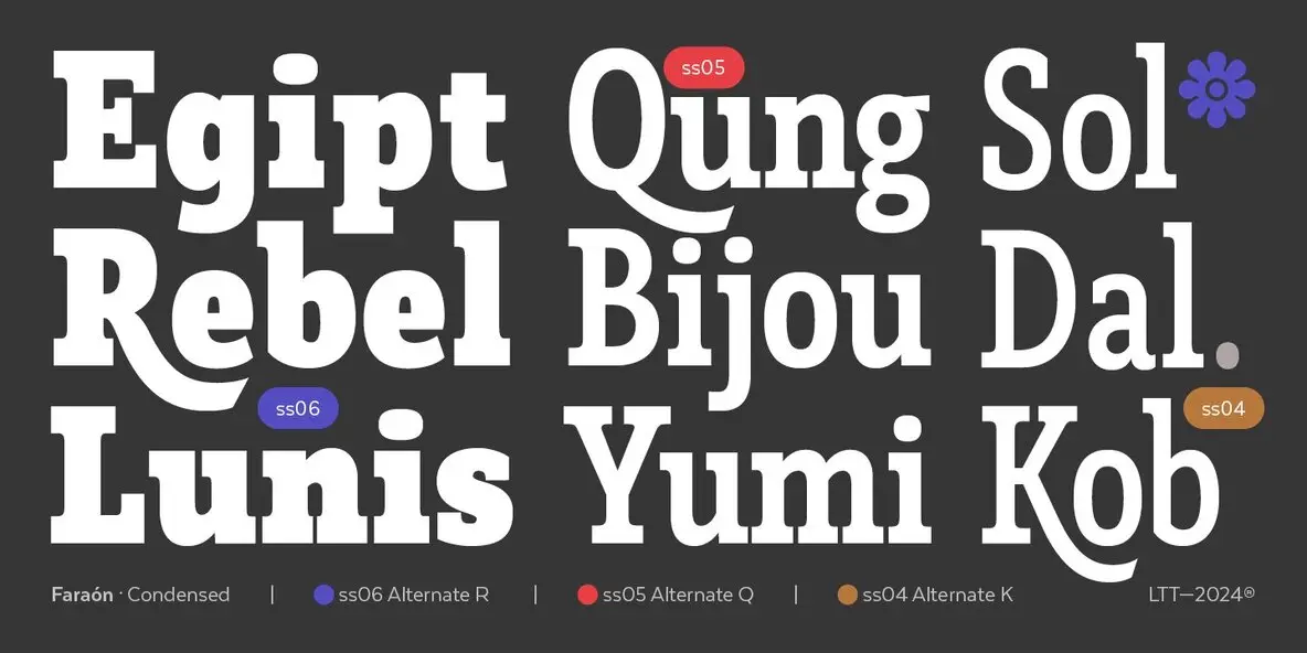 Faraon Font - YouWorkForThem