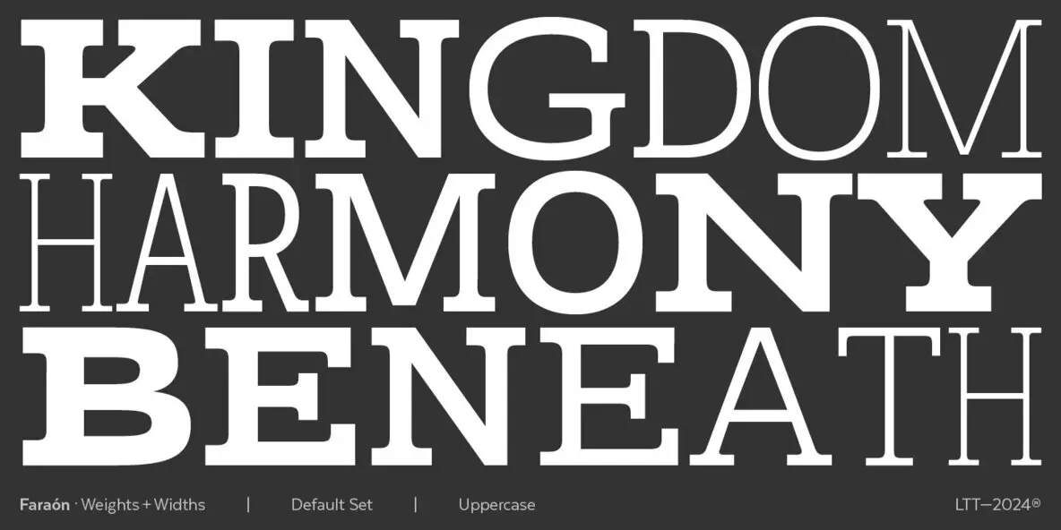Faraon Font - YouWorkForThem