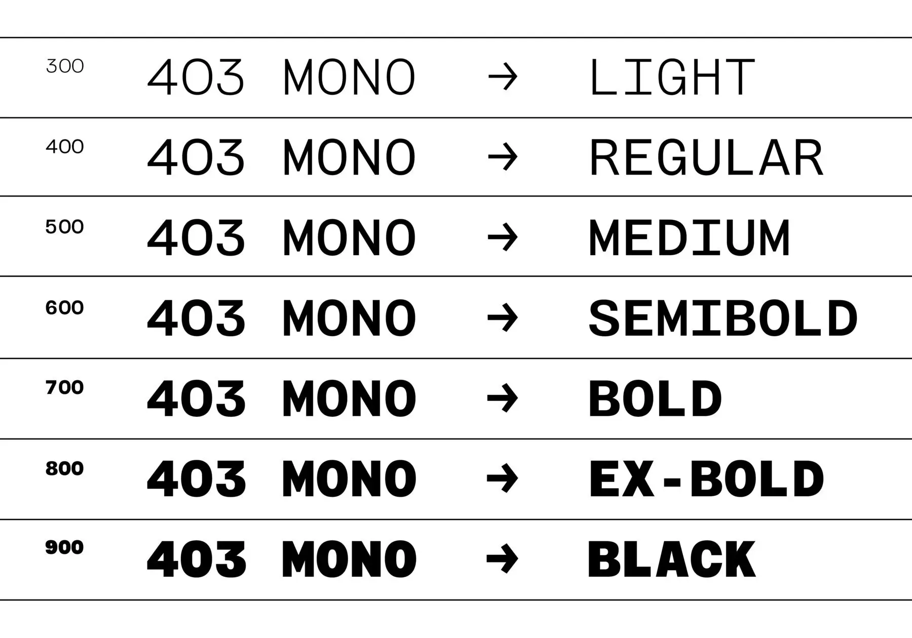 403 Mono Font - FontPath