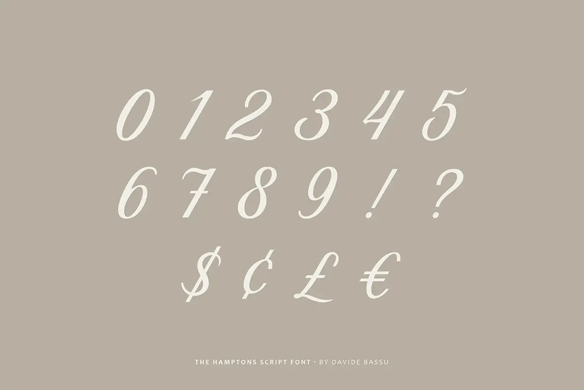 The Hamptons Font - YouWorkForThem