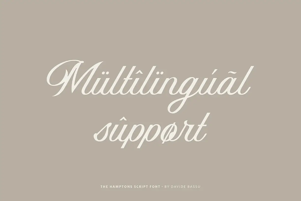 The Hamptons Font - YouWorkForThem