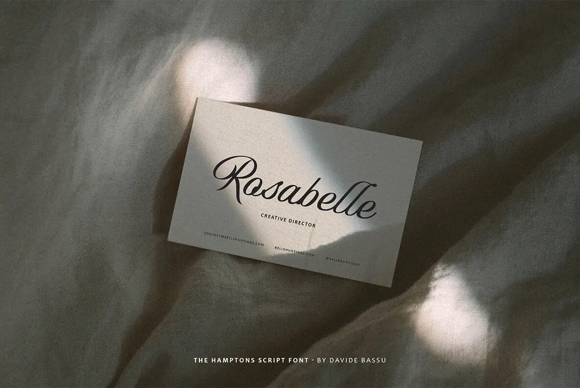 The Hamptons Font - YouWorkForThem