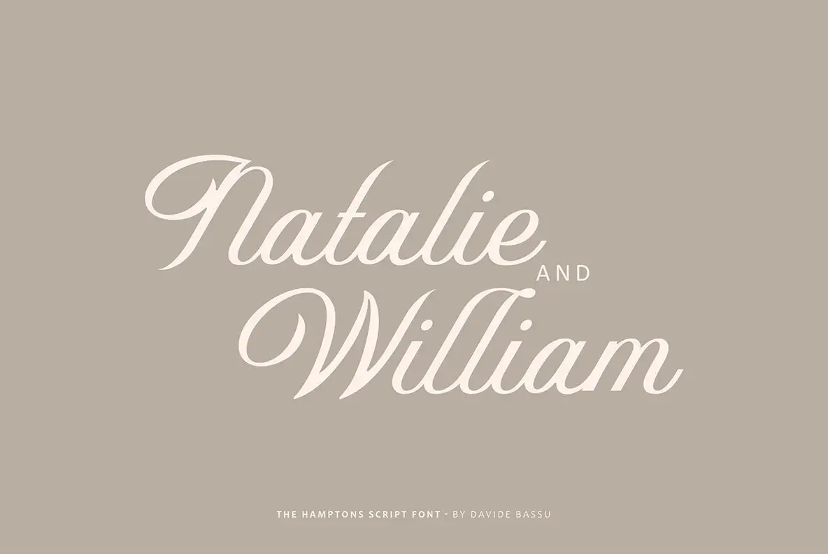 The Hamptons Font - YouWorkForThem