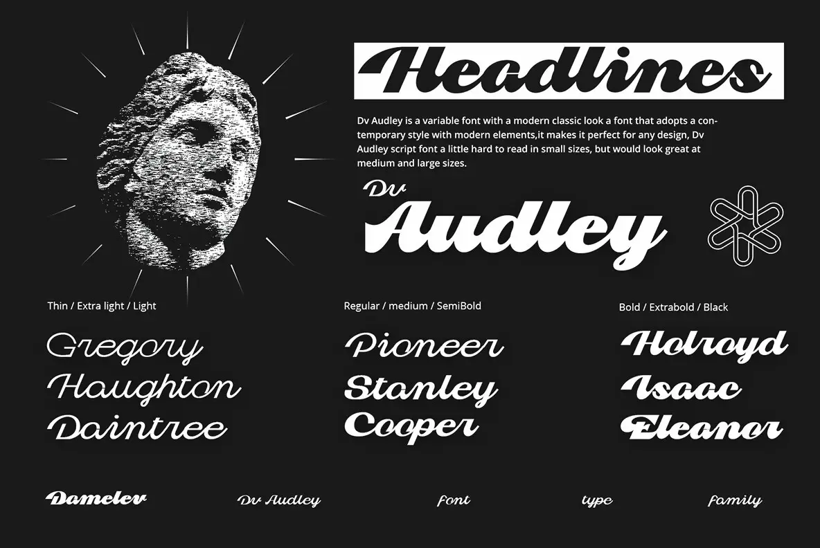 Dv Audley Font - YouWorkForThem