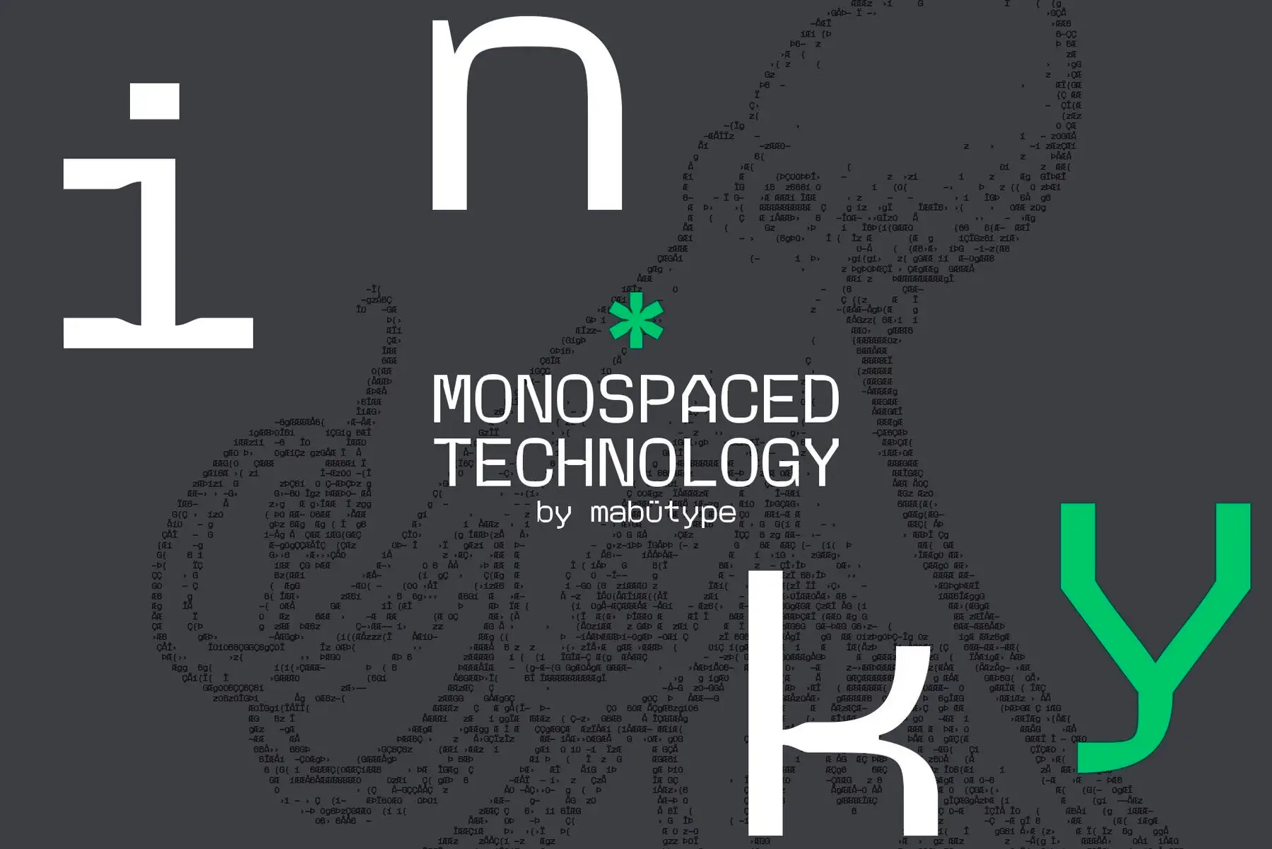 Inky Mono Font - YouWorkForThem