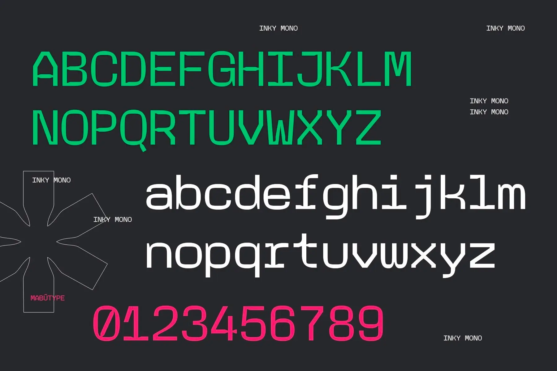 Inky Mono Font - YouWorkForThem