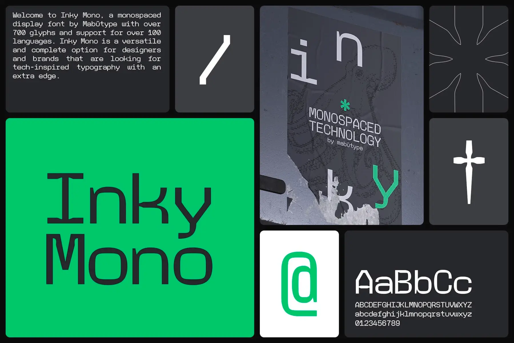 Inky Mono Font - YouWorkForThem