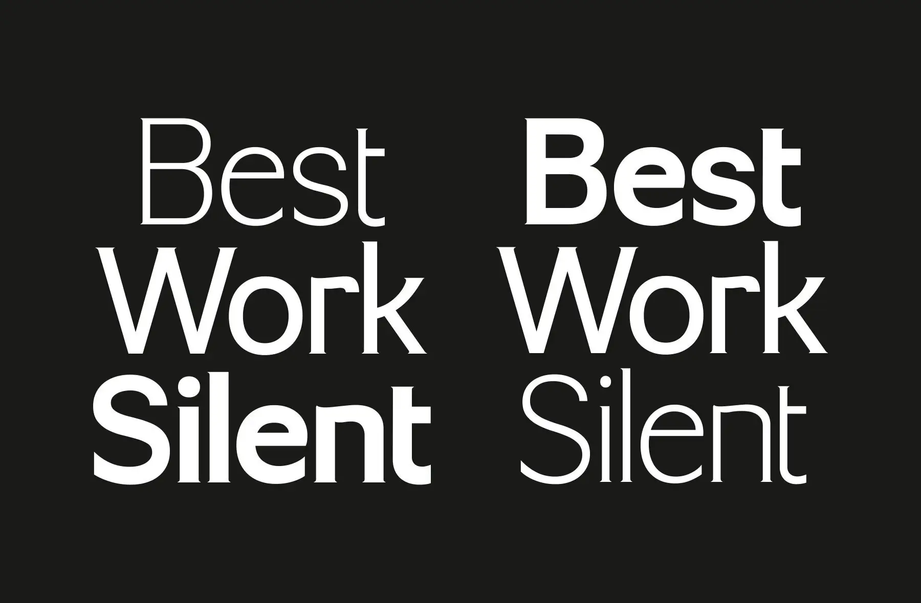 Md Baste Font - YouWorkForThem