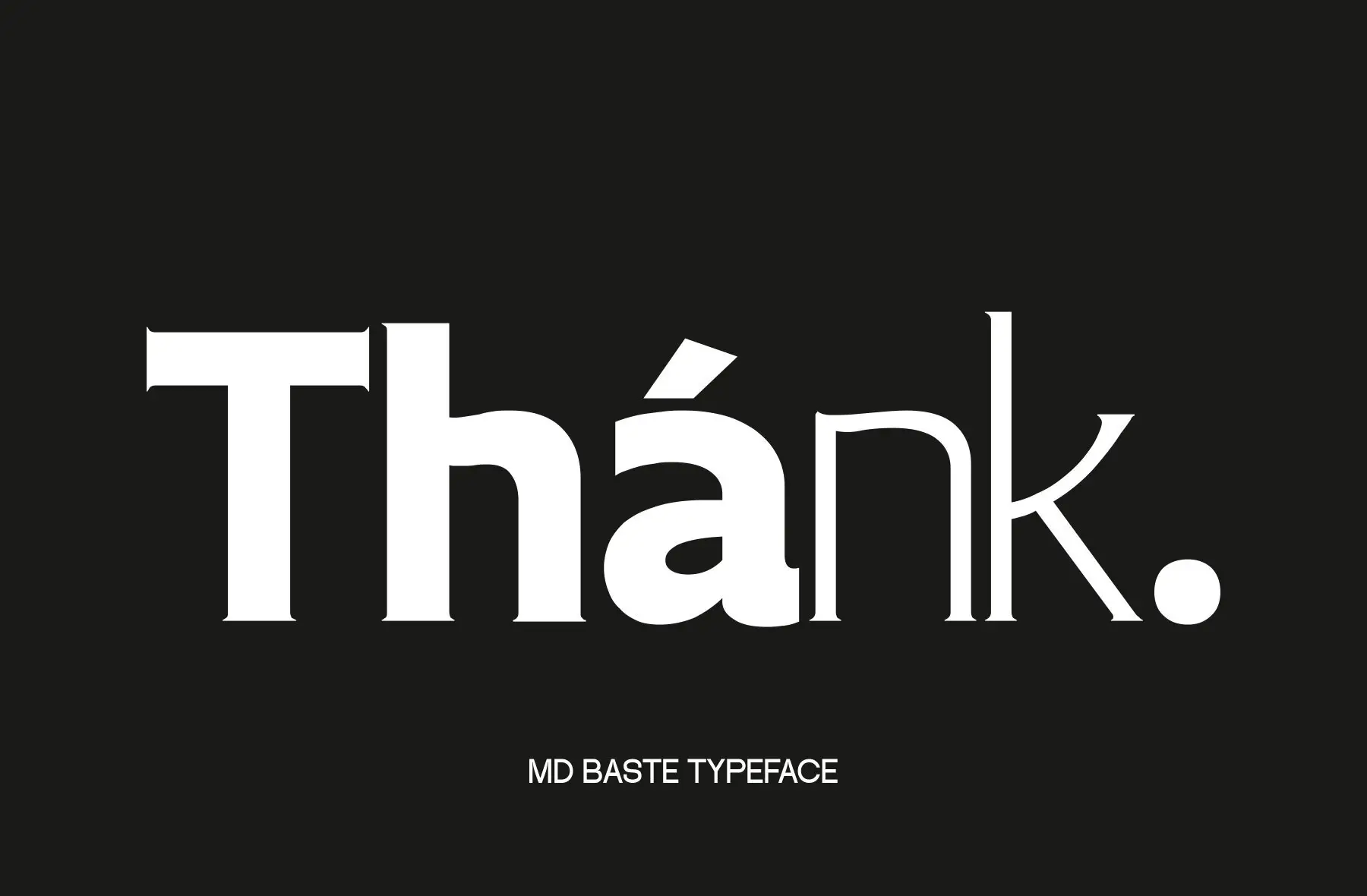 Md Baste Font - YouWorkForThem