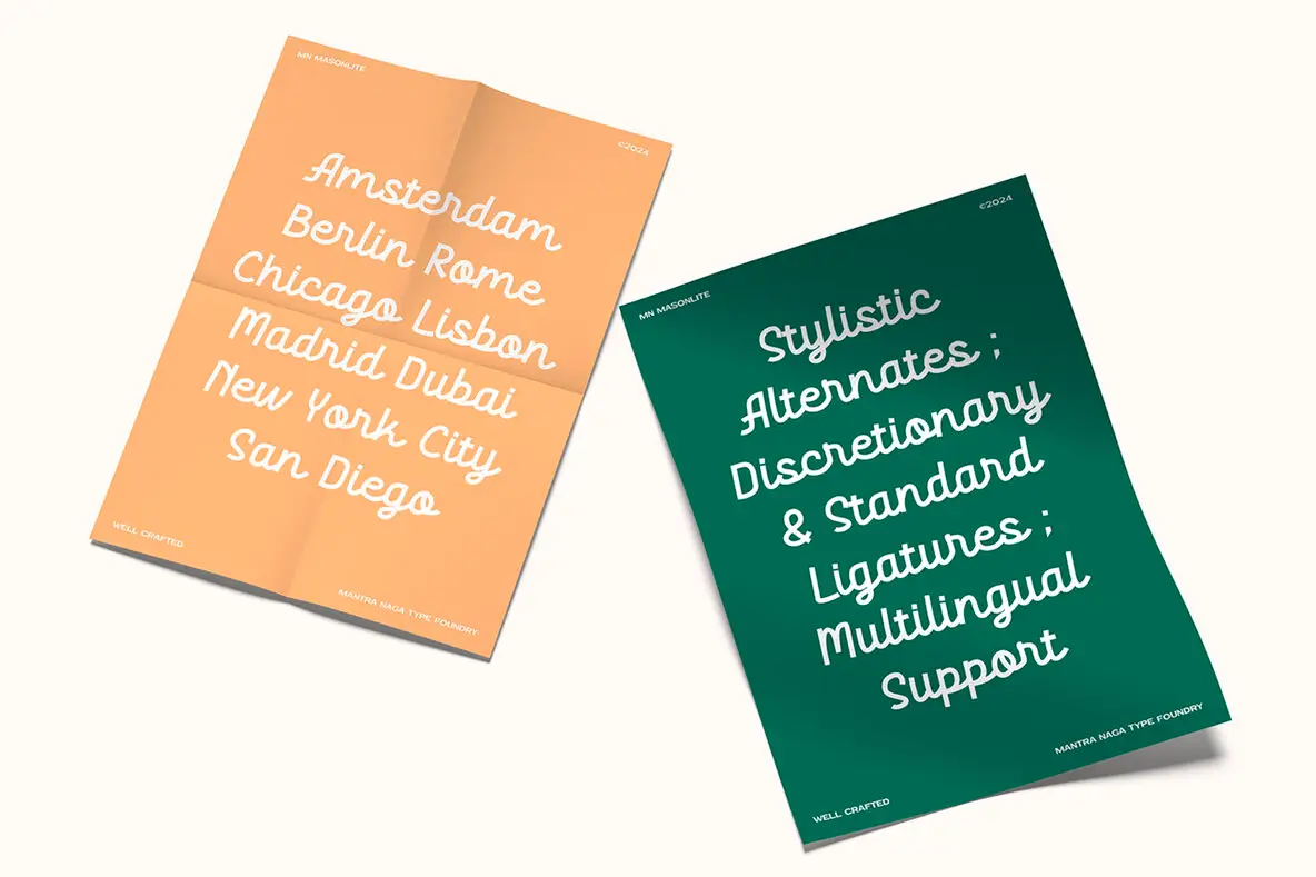 MN Masonlite Font - YouWorkForThem