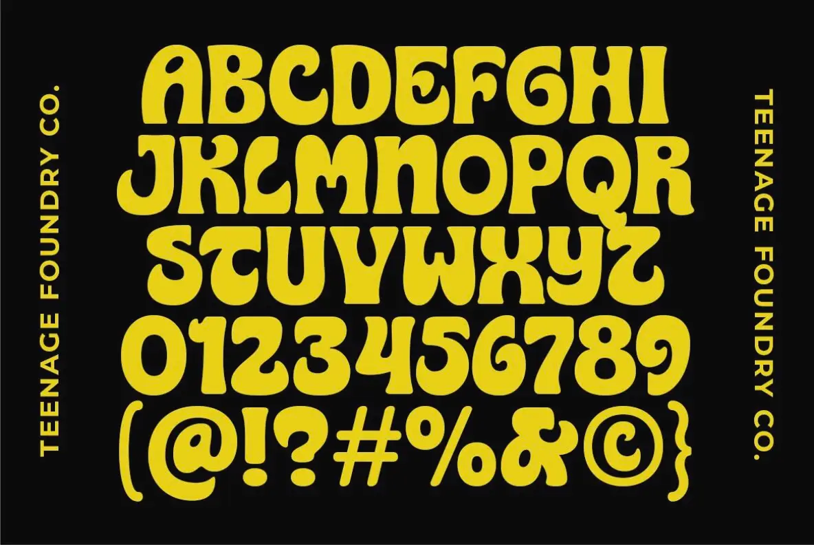 Teenage Delight Font - YouWorkForThem