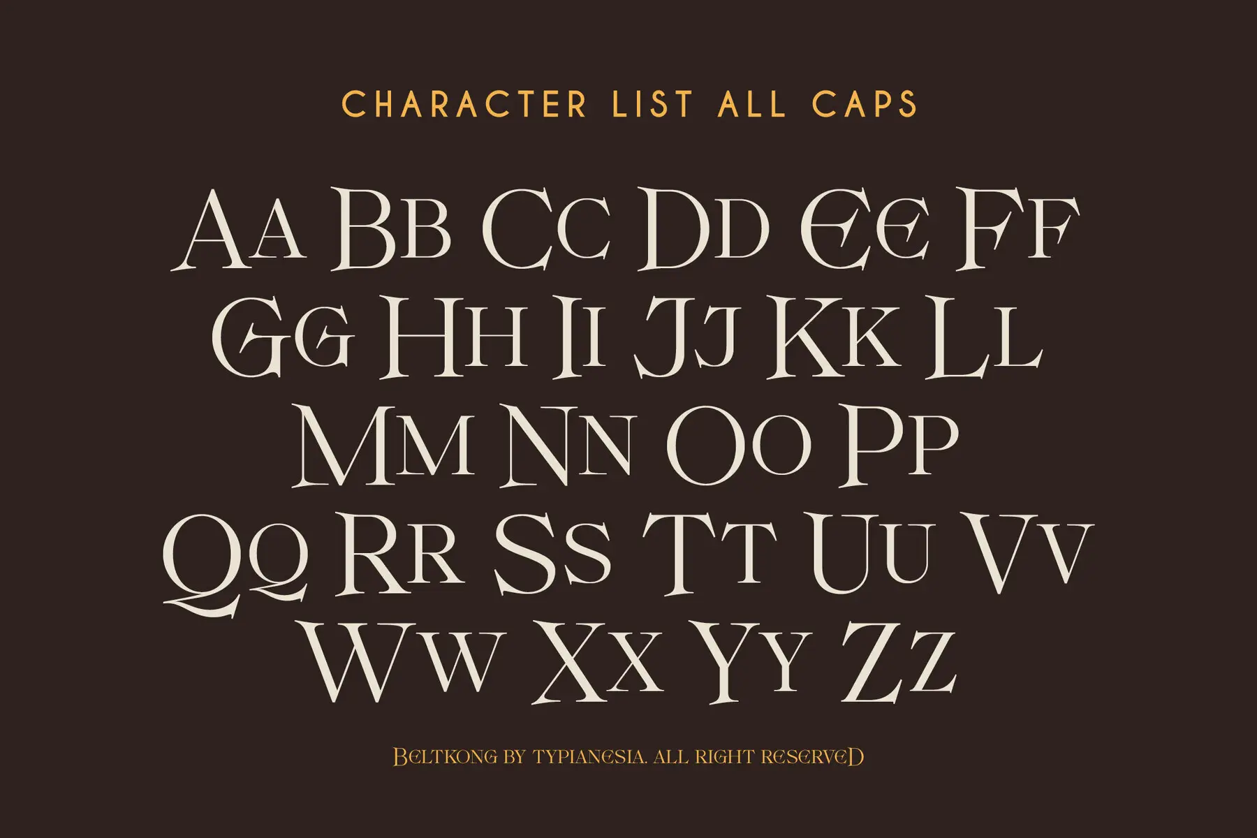 Beltkong Font - YouWorkForThem