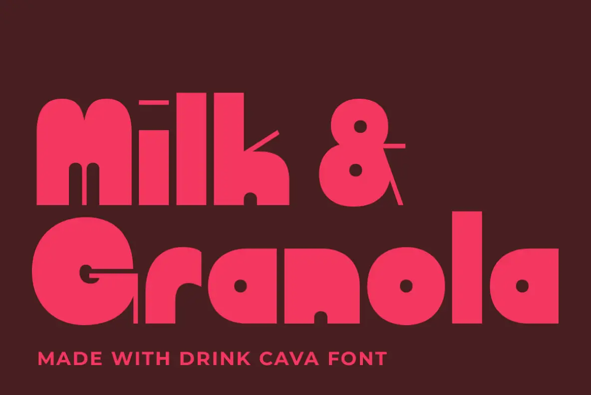Drink Cava Font - YouWorkForThem