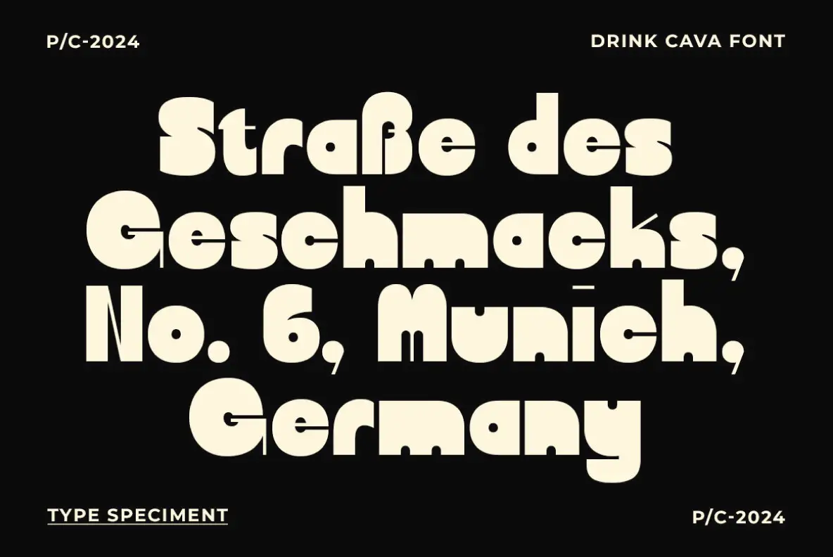 Drink Cava Font - YouWorkForThem