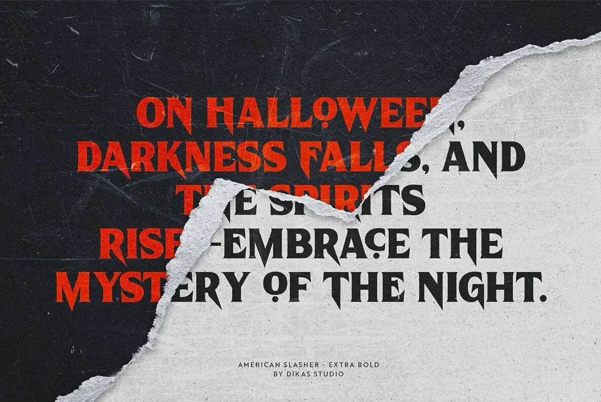American Slasher Font - YouWorkForThem