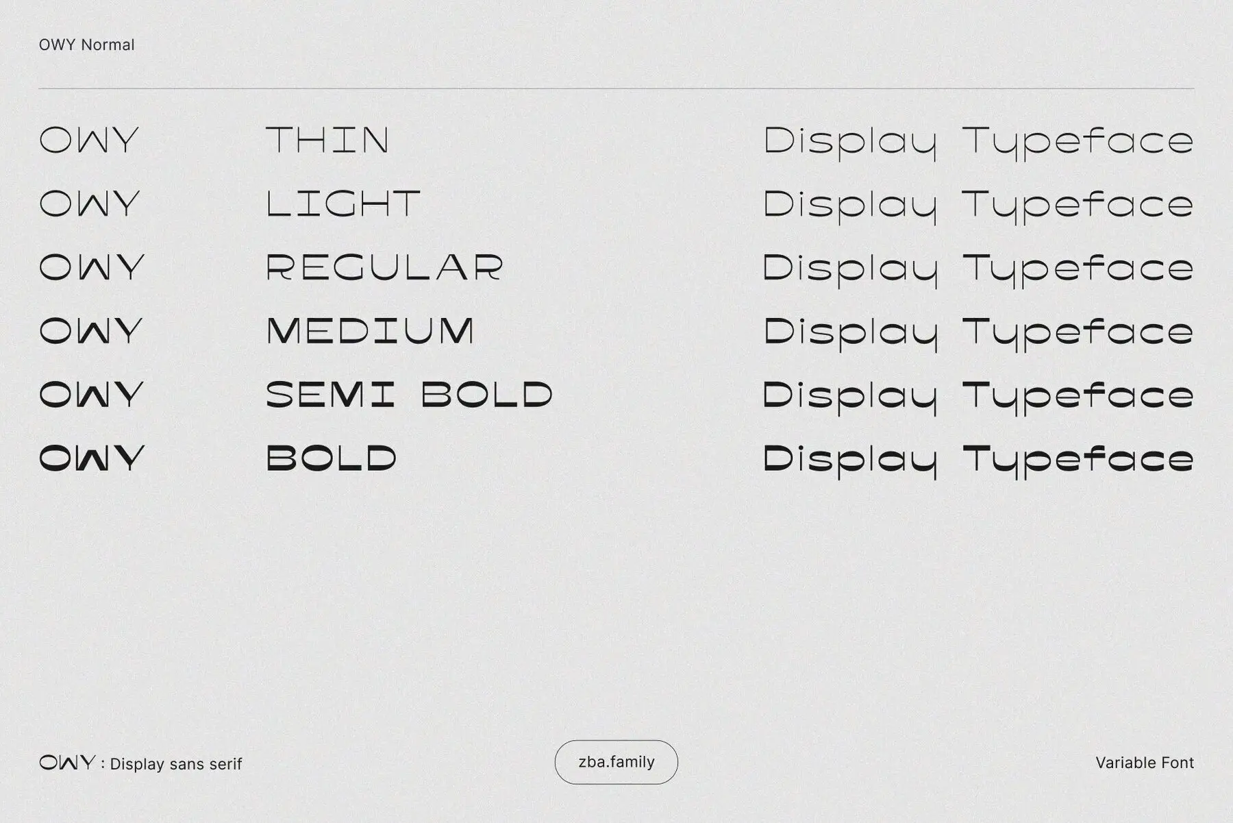 OWY Font - YouWorkForThem