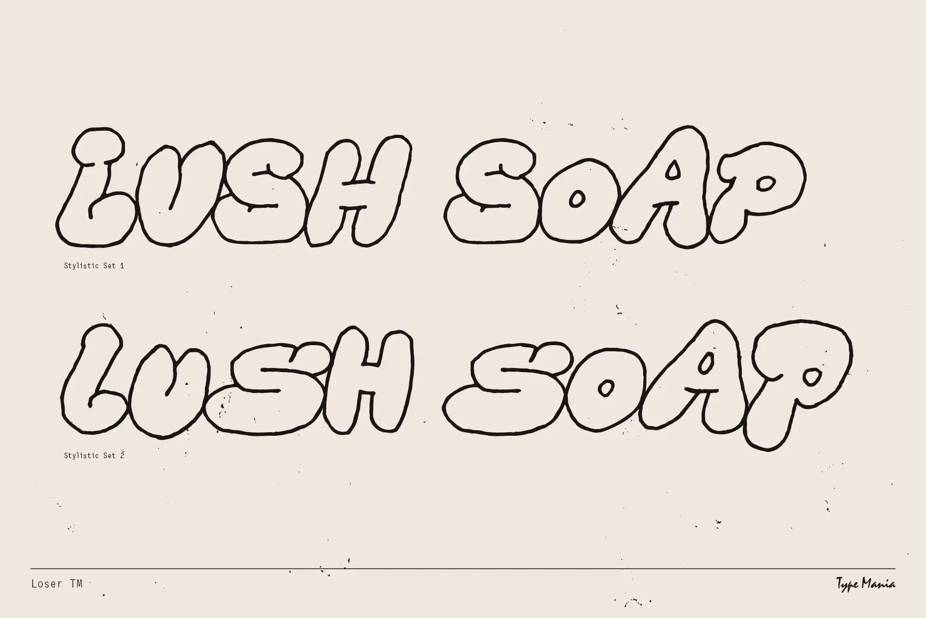 Loser TM Font - YouWorkForThem