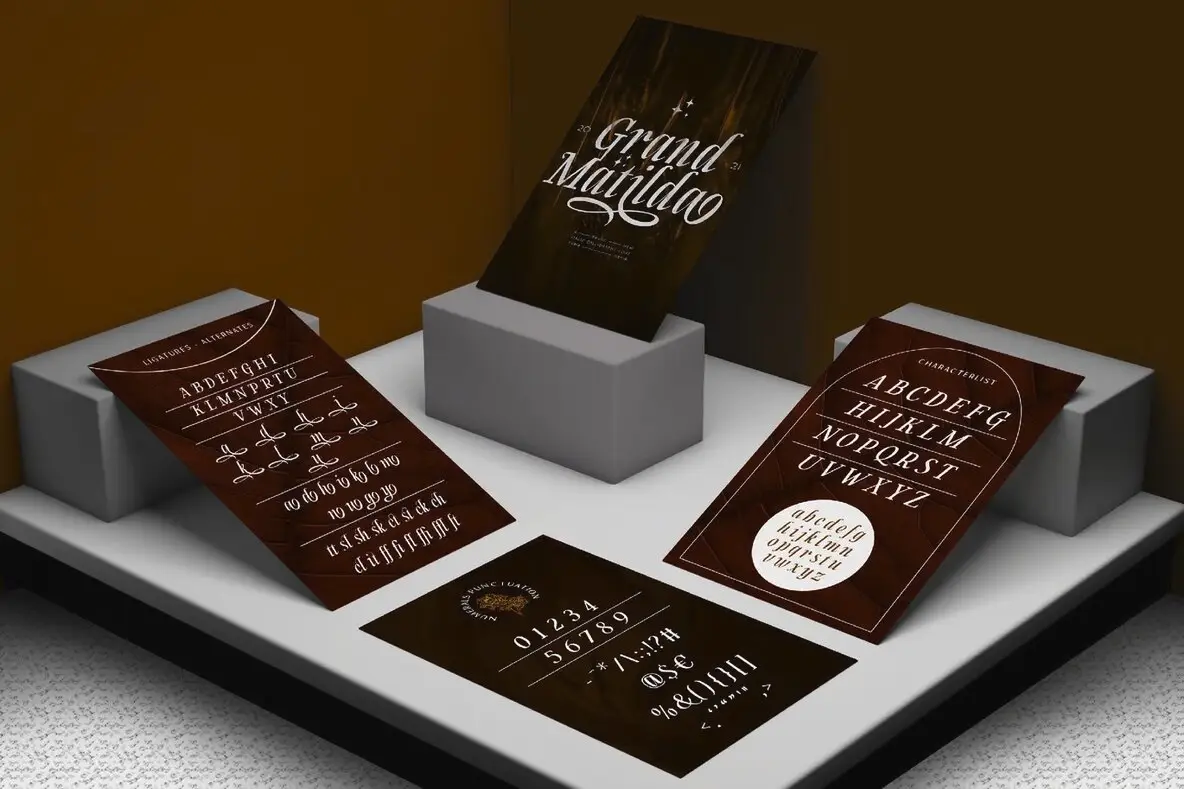 Grand Matilda Font - FontPath