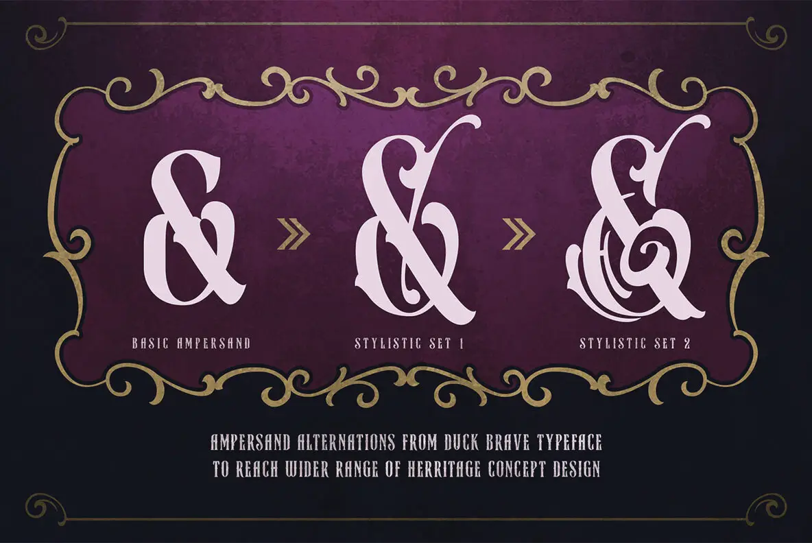Duck Brave Font - YouWorkForThem