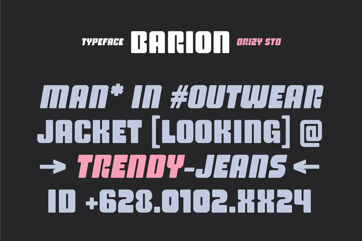 Barion Font - YouWorkForThem
