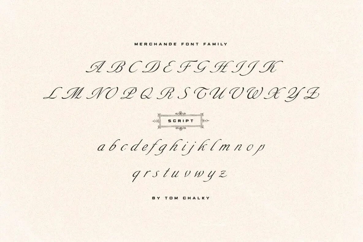 TC Merchande Trio Font - YouWorkForThem