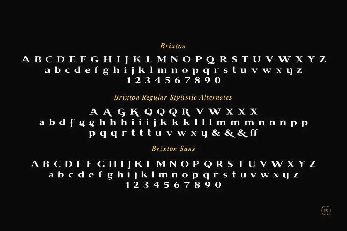 TC Brixton Handmade Collection Font - YouWorkForThem