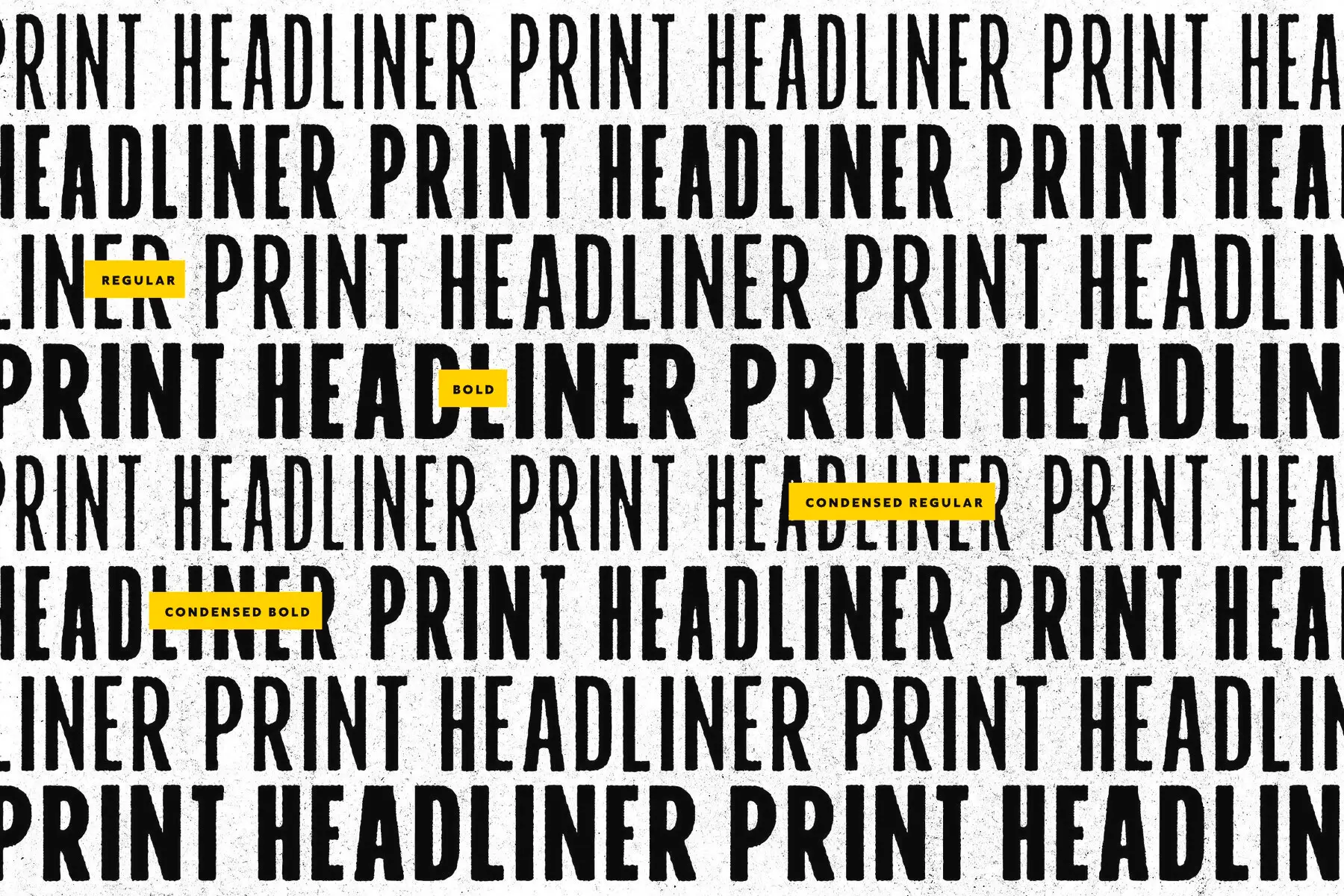 TC Headliner Print Font - YouWorkForThem