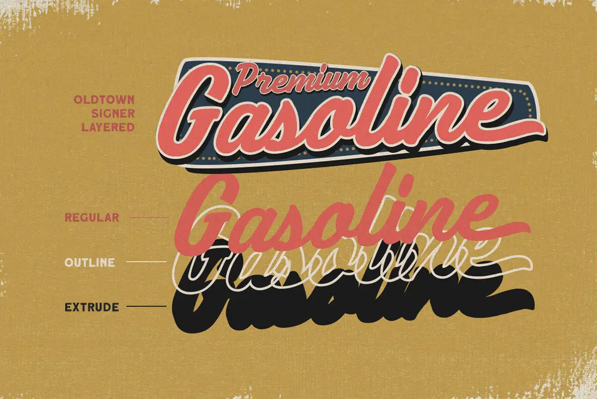 Oldtown Signer Font - YouWorkForThem