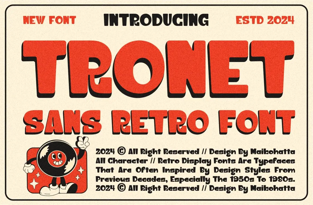 Tronet Font - YouWorkForThem